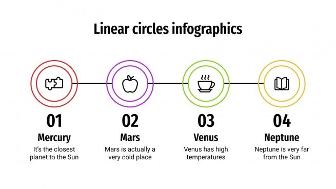 Linear Circles Infographics | Google Slides & PowerPoint
