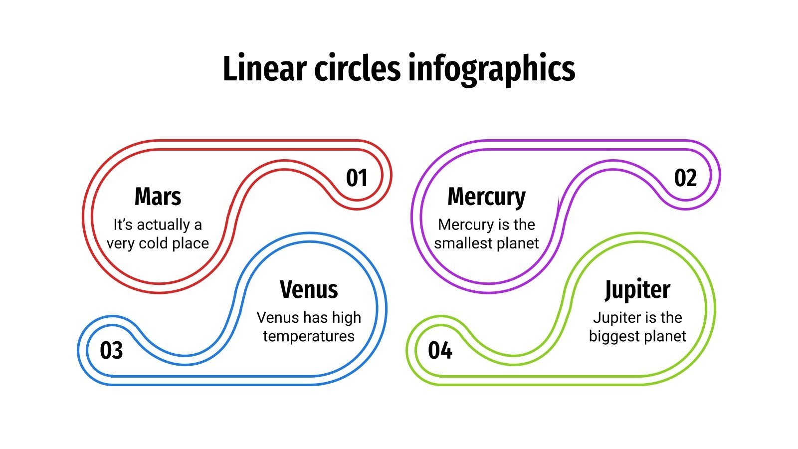 Linear Circles Infographics | Google Slides & PowerPoint