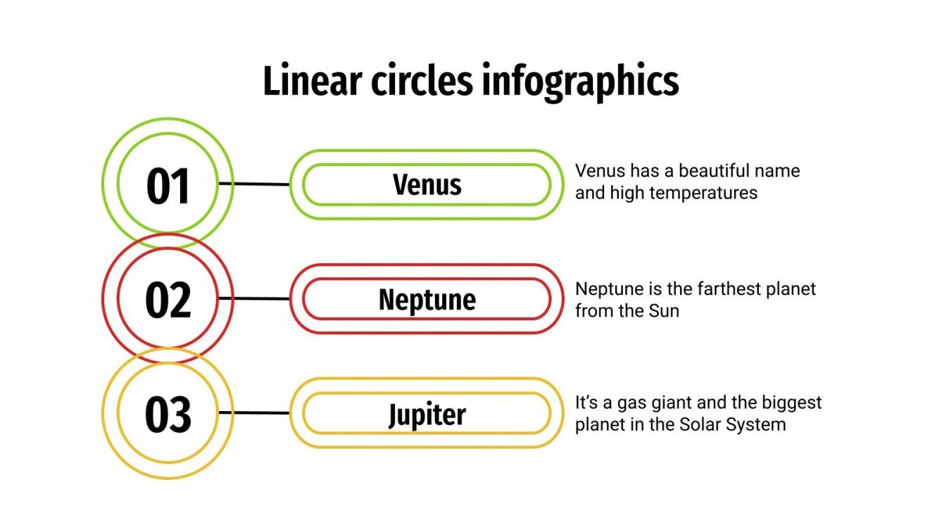 Linear Circles Infographics | Google Slides & PowerPoint