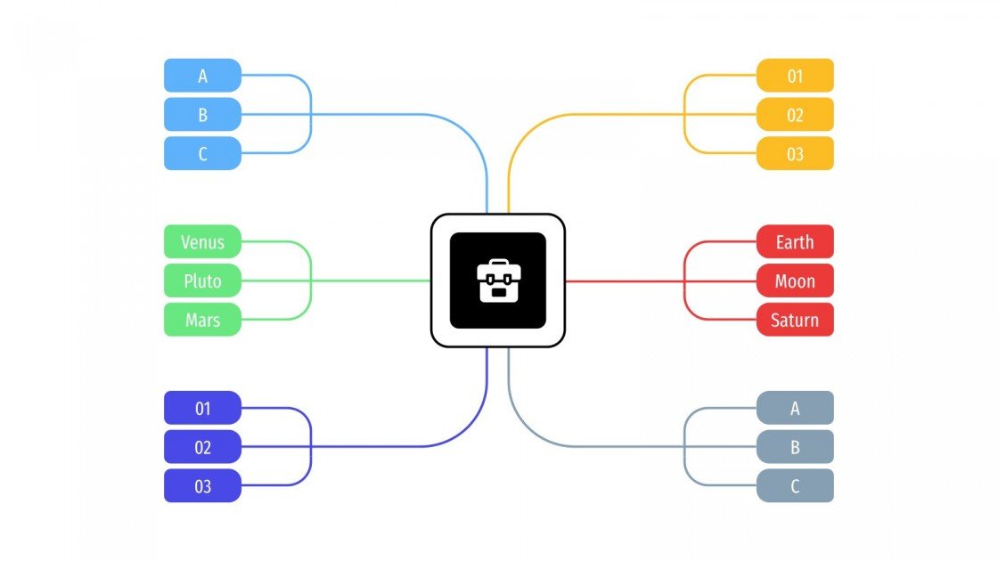 Free Mind Maps infographics for Google Slides and PowerPoint