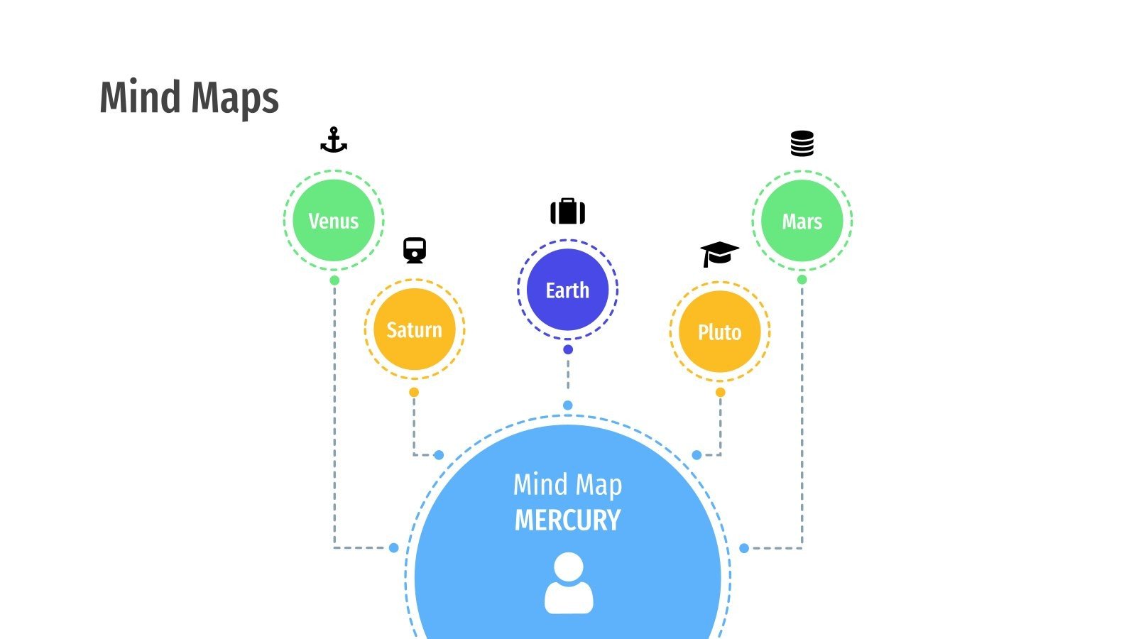 Free Mind Maps infographics for Google Slides and PowerPoint