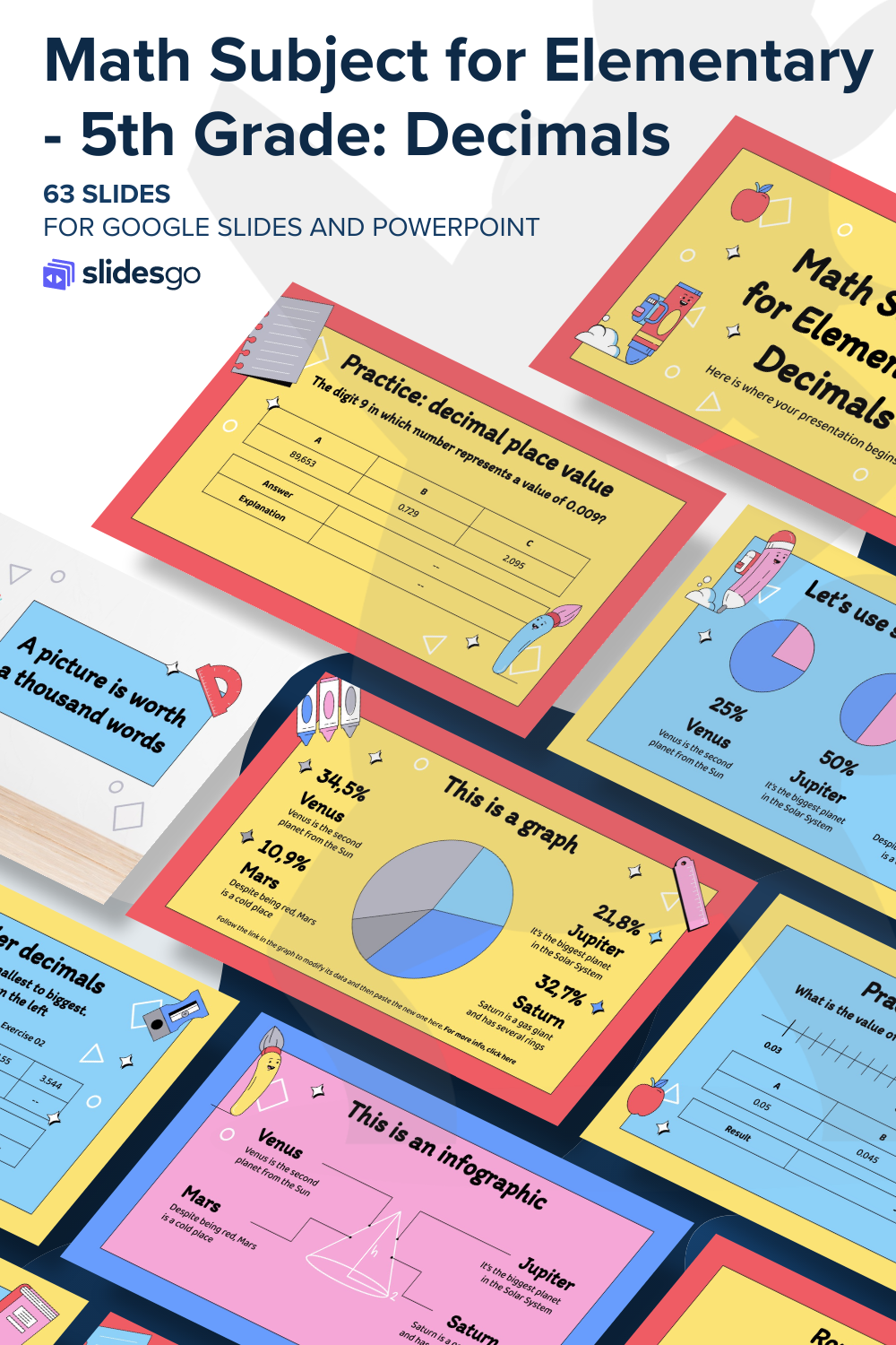 Math for Elementary: Decimals | Google Slides and PowerPoint