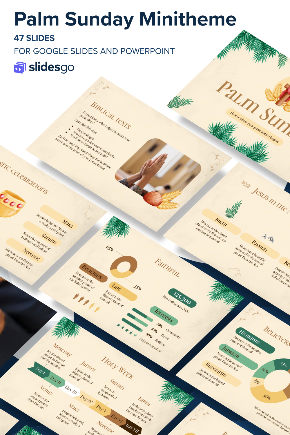 Palm Sunday Minitheme | Google Slides and PowerPoint