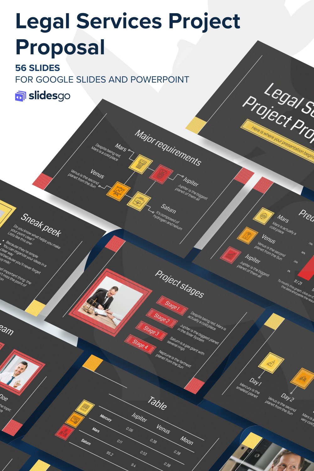 Legal Services Project Proposal | Google Slides and PowerPoint