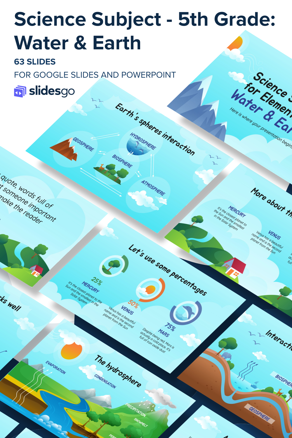 Science: Water & Earth | Google Slides & PowerPoint