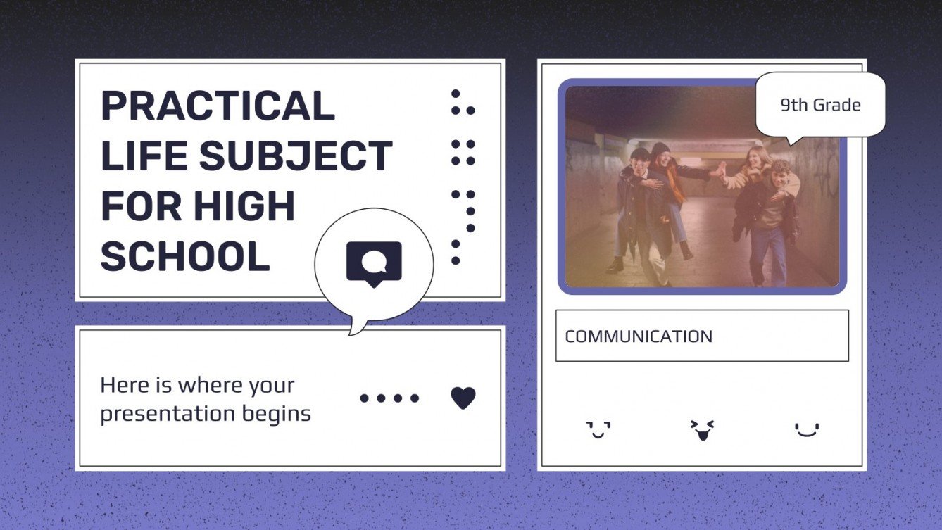 Practical Life Subject for High School: Communication