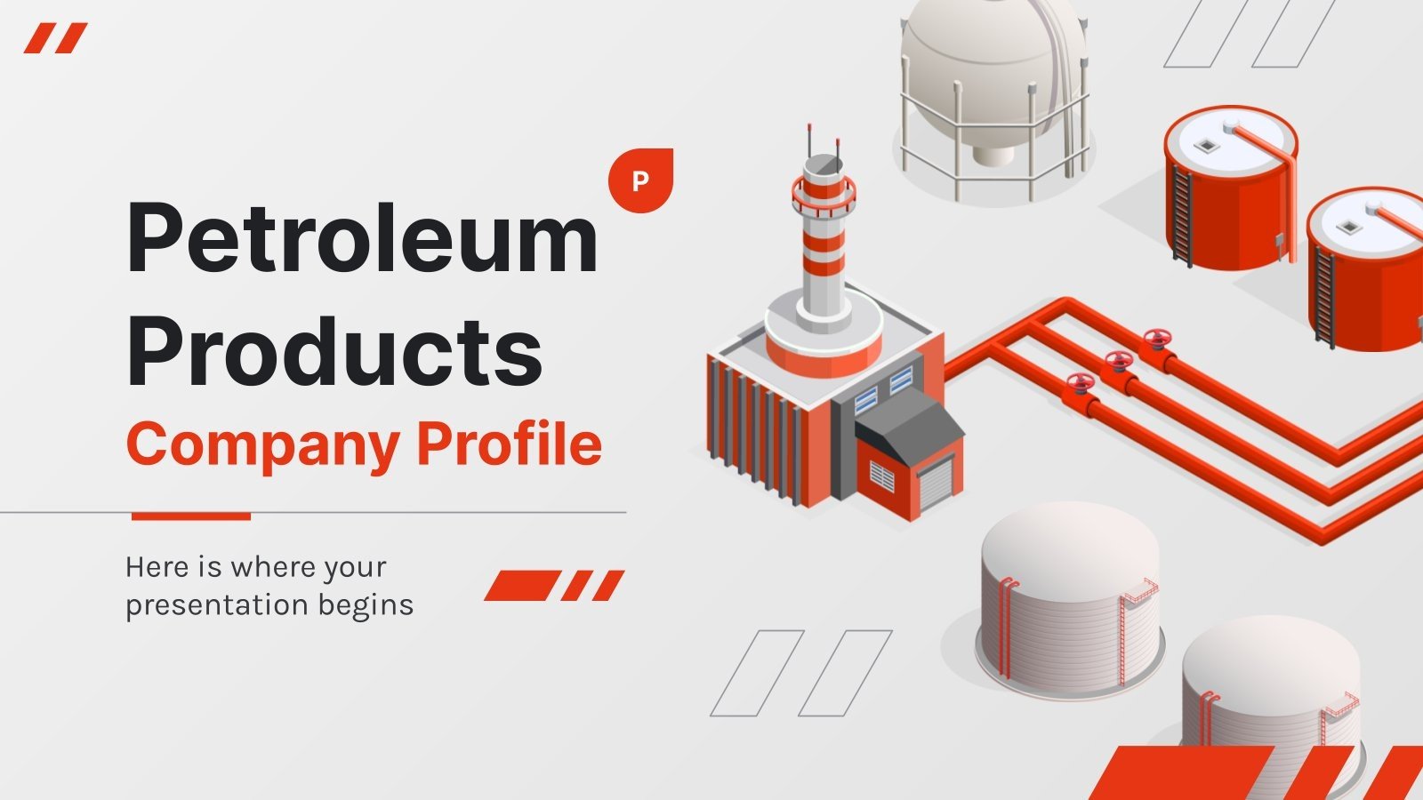 Petroleum Products Company Profile | Google Slides and PPT