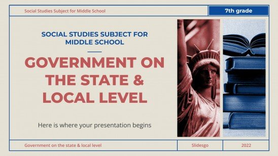 Social Studies Subject for 7th Grade: Government on the US