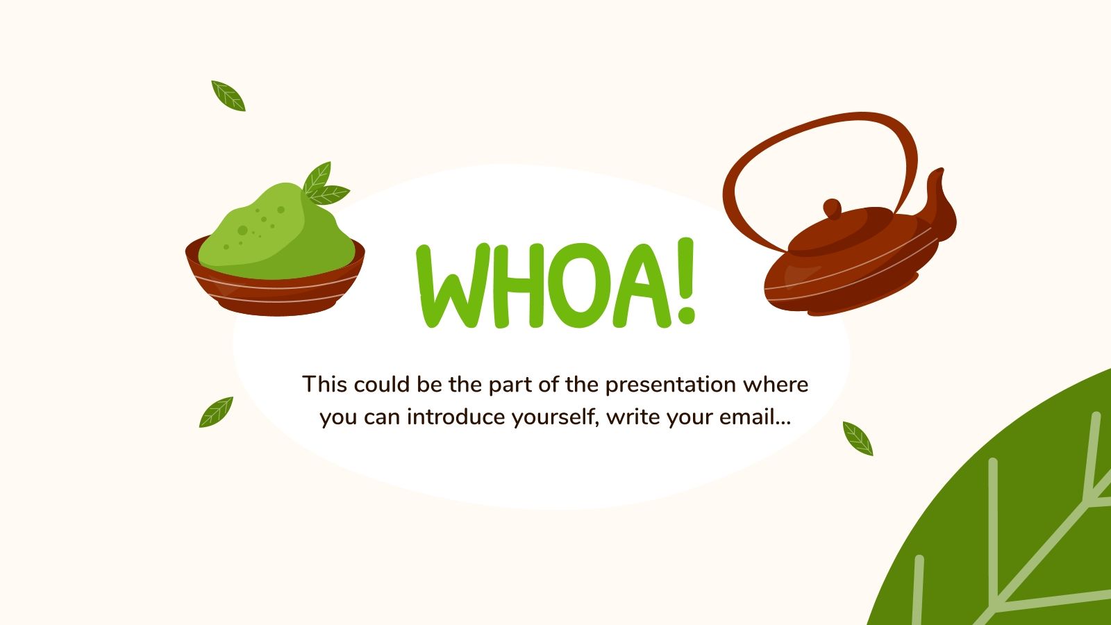 Matcha Time! Google Slides theme & PowerPoint template