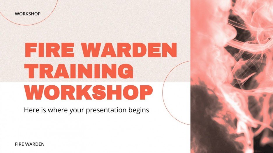 Fire Warden Training Workshop | Google Slides and PowerPoint