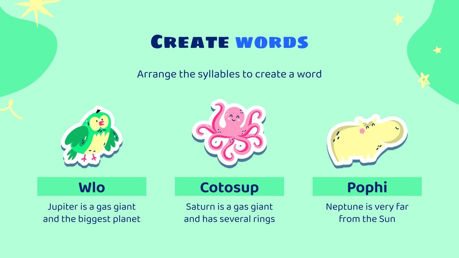 Literacy for Pre-K: Build New Vocabulary | Google Slides