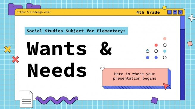 Ciencias sociales para primaria: Deseos y necesidades