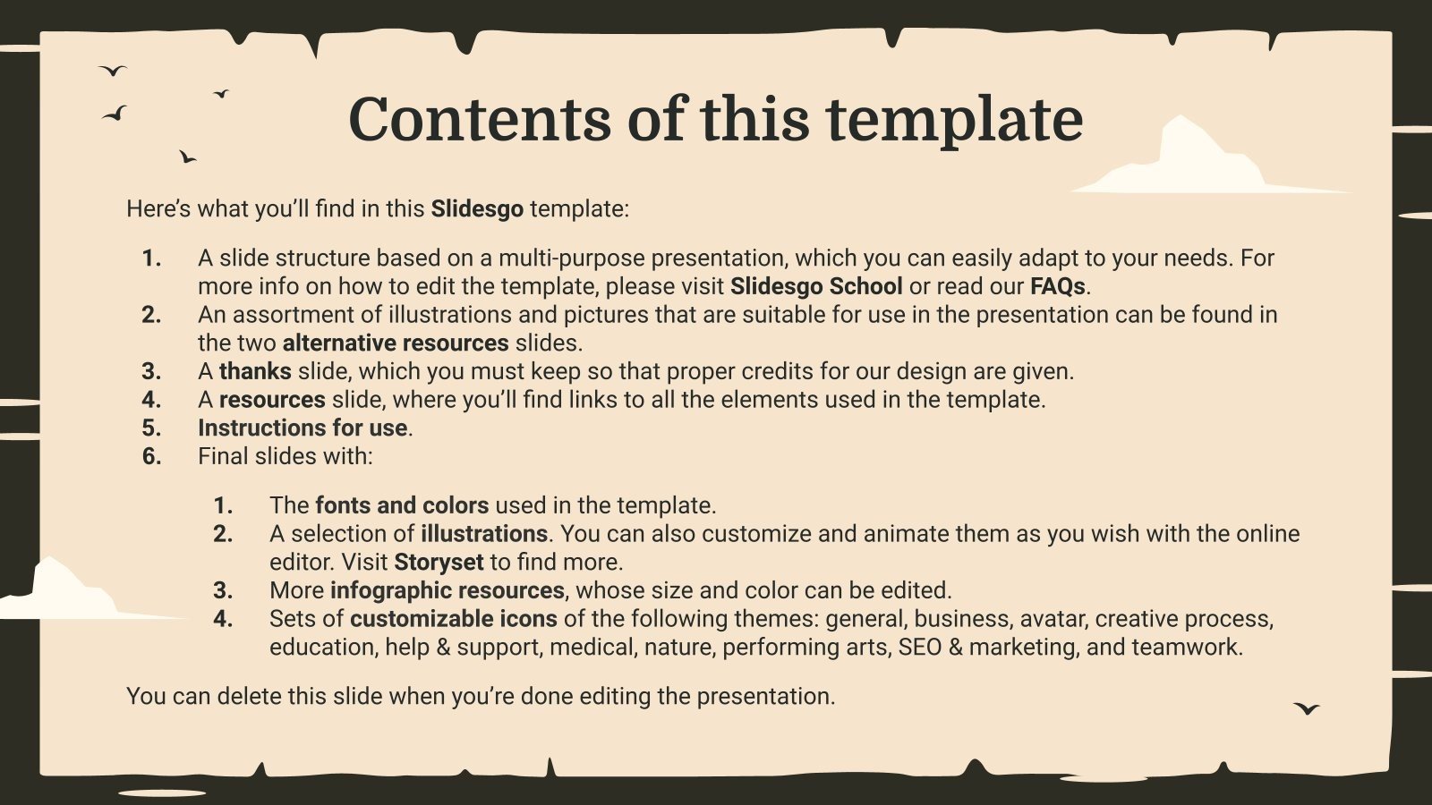 Middle Earth Fantasy Day Google Slides & PowerPoint template
