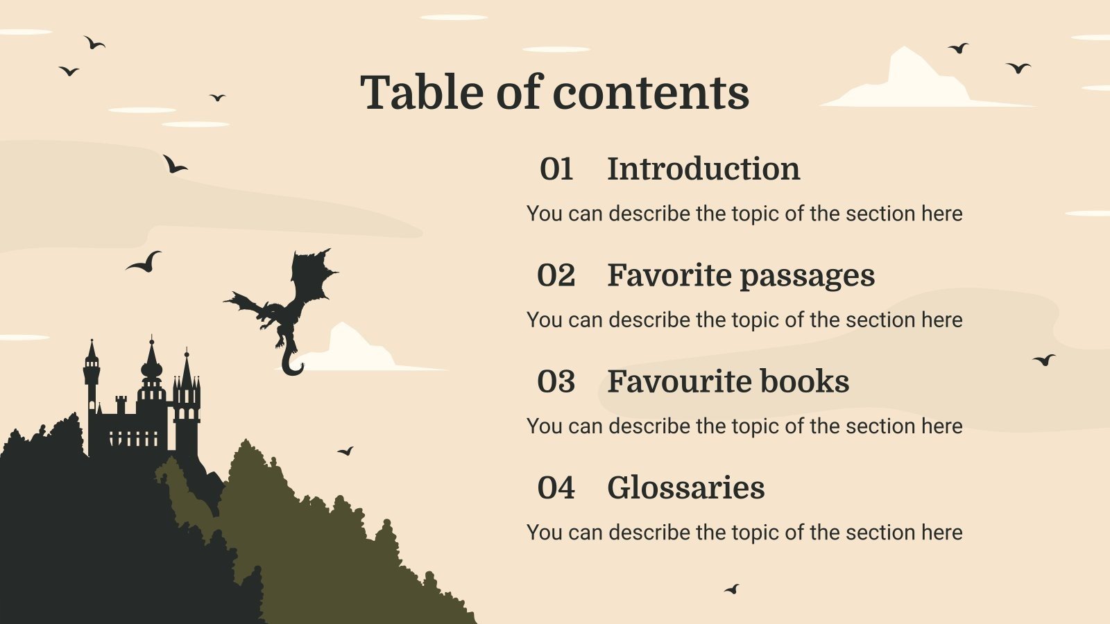 Middle Earth Fantasy Day Google Slides & PowerPoint template