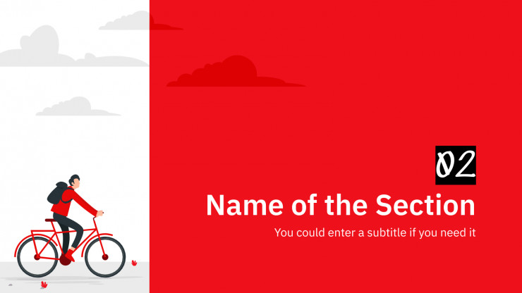 Ride Your Bike Google Slides theme and PowerPoint template