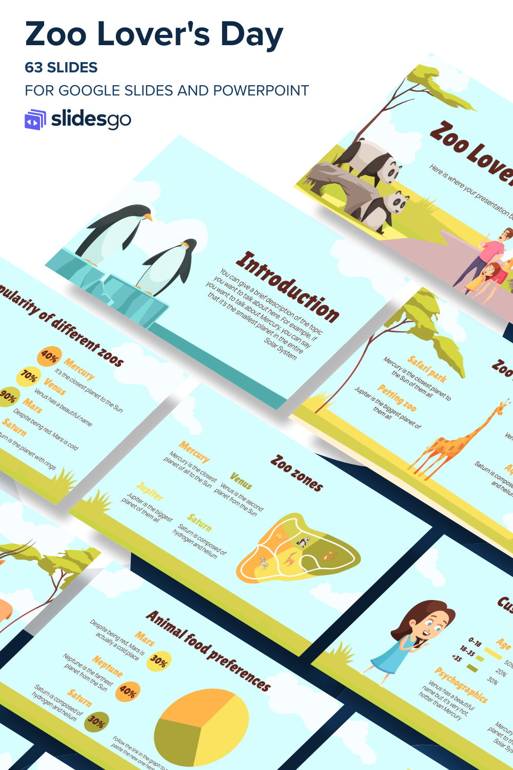 Zoo Lover's Day | Google Slides and PowerPoint