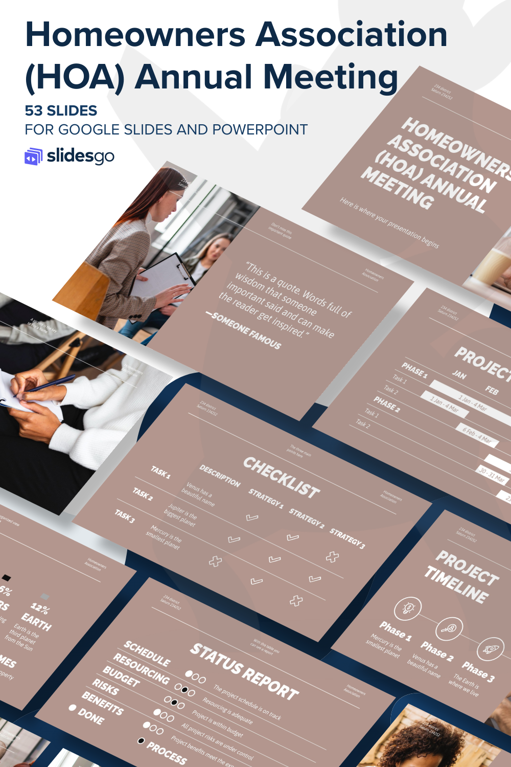 Homeowners Association (HOA) Annual Meeting | Google Slides