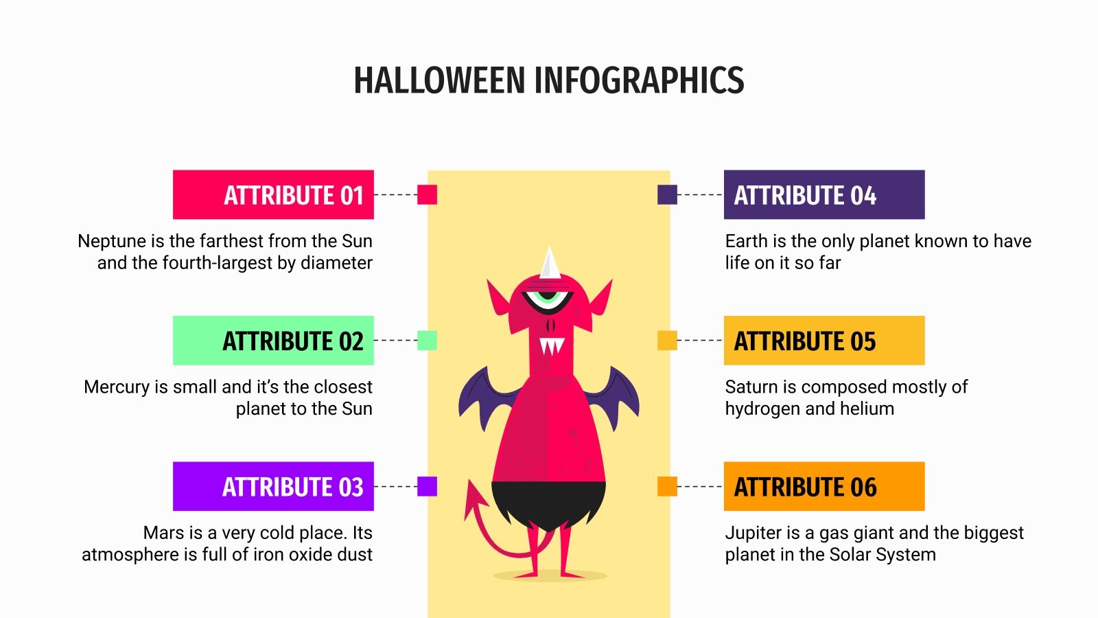 Free Halloween Infographics for Google Slides and PowerPoint