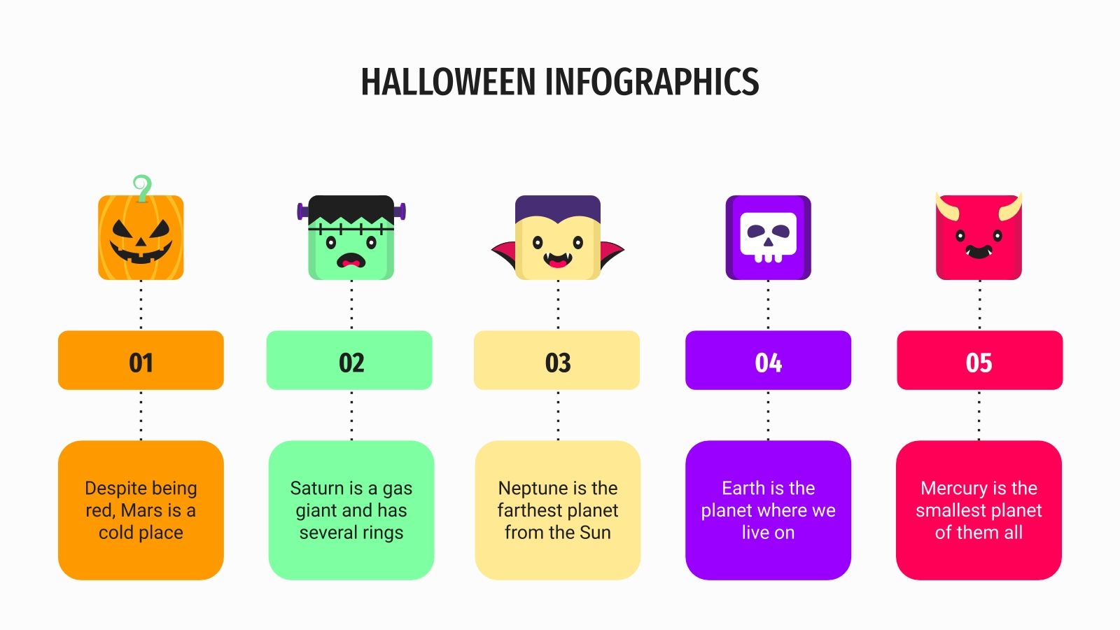 Free Halloween Infographics for Google Slides and PowerPoint