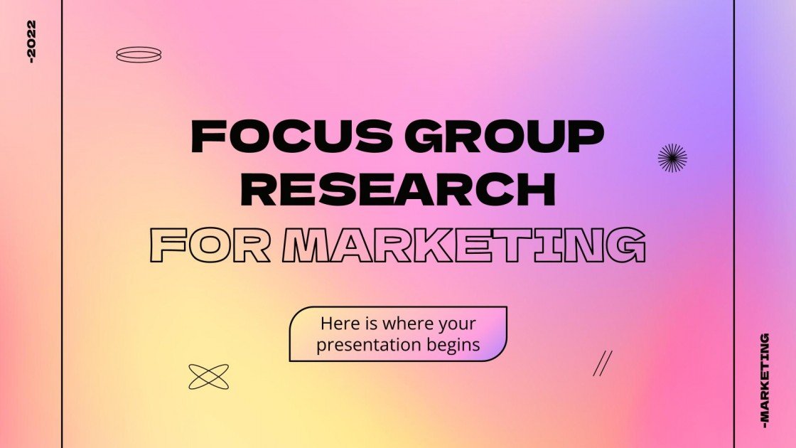 Focus Group Research for Marketing | Google Slides & PPT