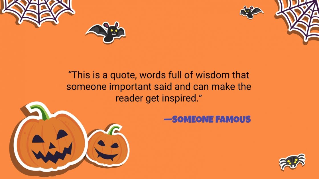 Halloween Stickers Google Slides theme & PowerPoint template