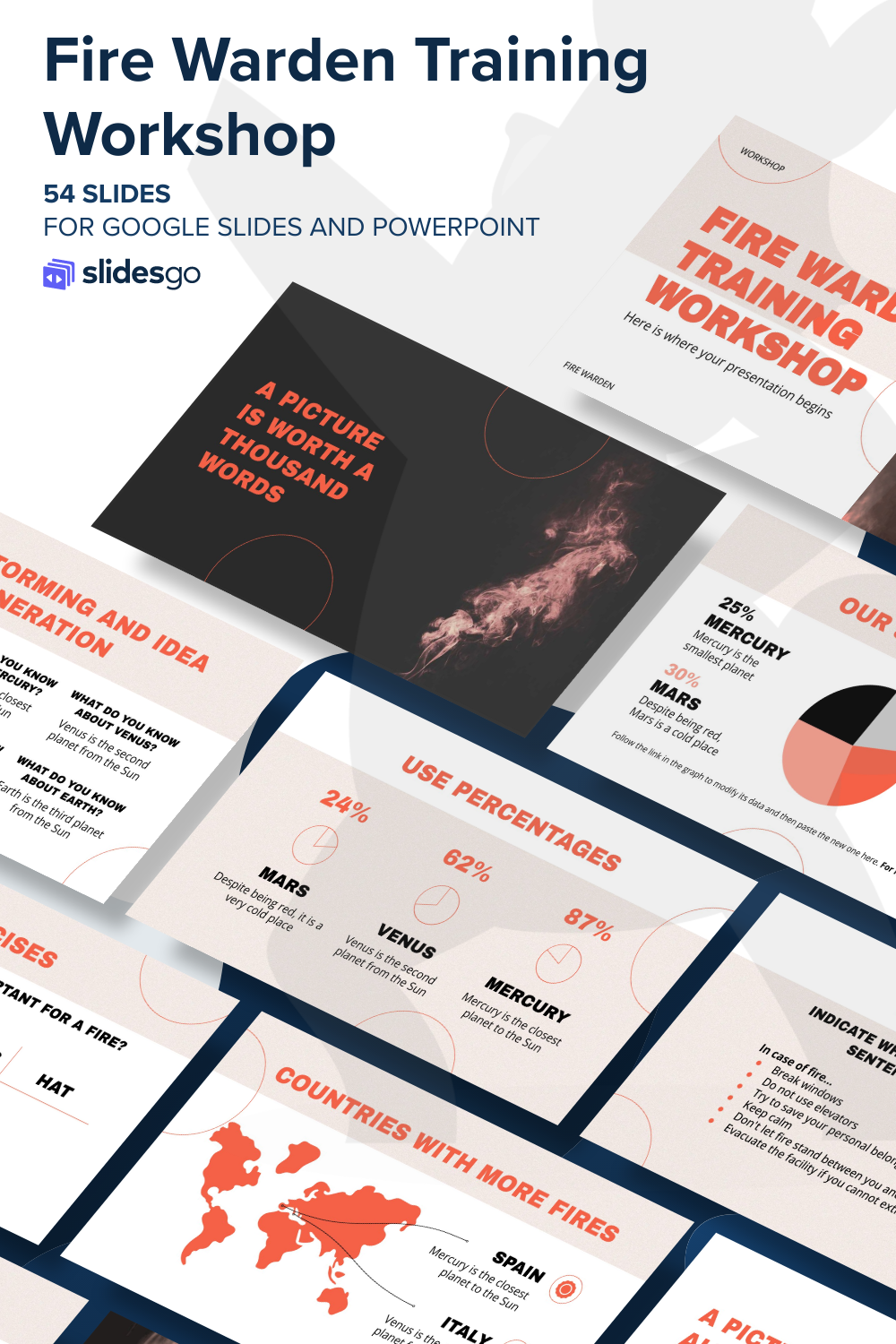 Fire Warden Training Workshop | Google Slides and PowerPoint