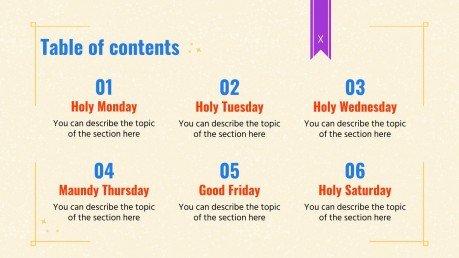 Holy Week | Google Slides & PowerPoint Template