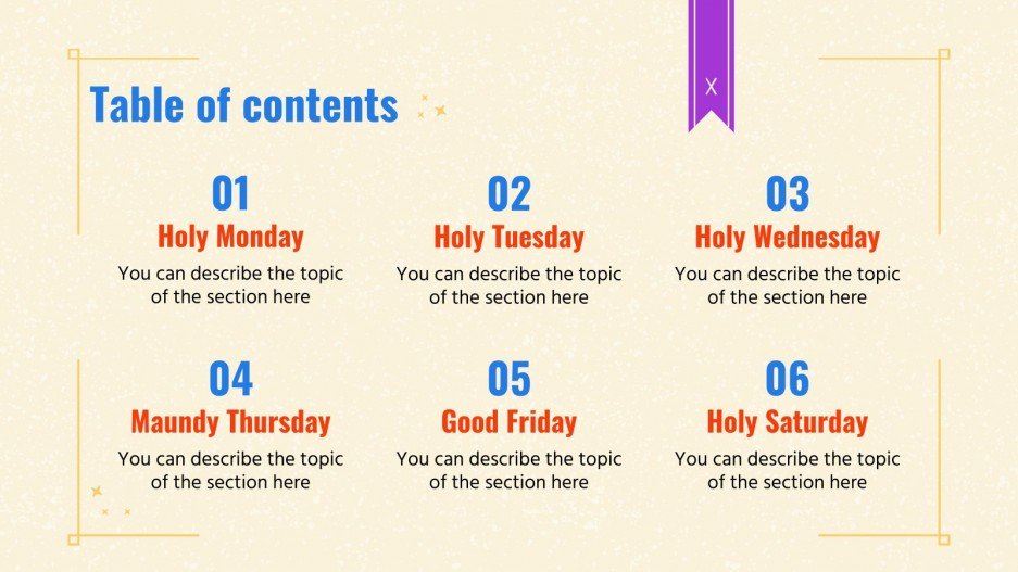 Holy Week | Google Slides & PowerPoint Template