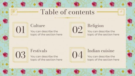 Indian Culture and Traditions Essay | Google Slides & PPT