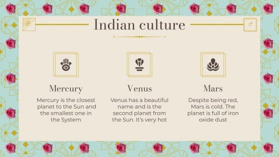 Indian Culture and Traditions Essay | Google Slides & PPT