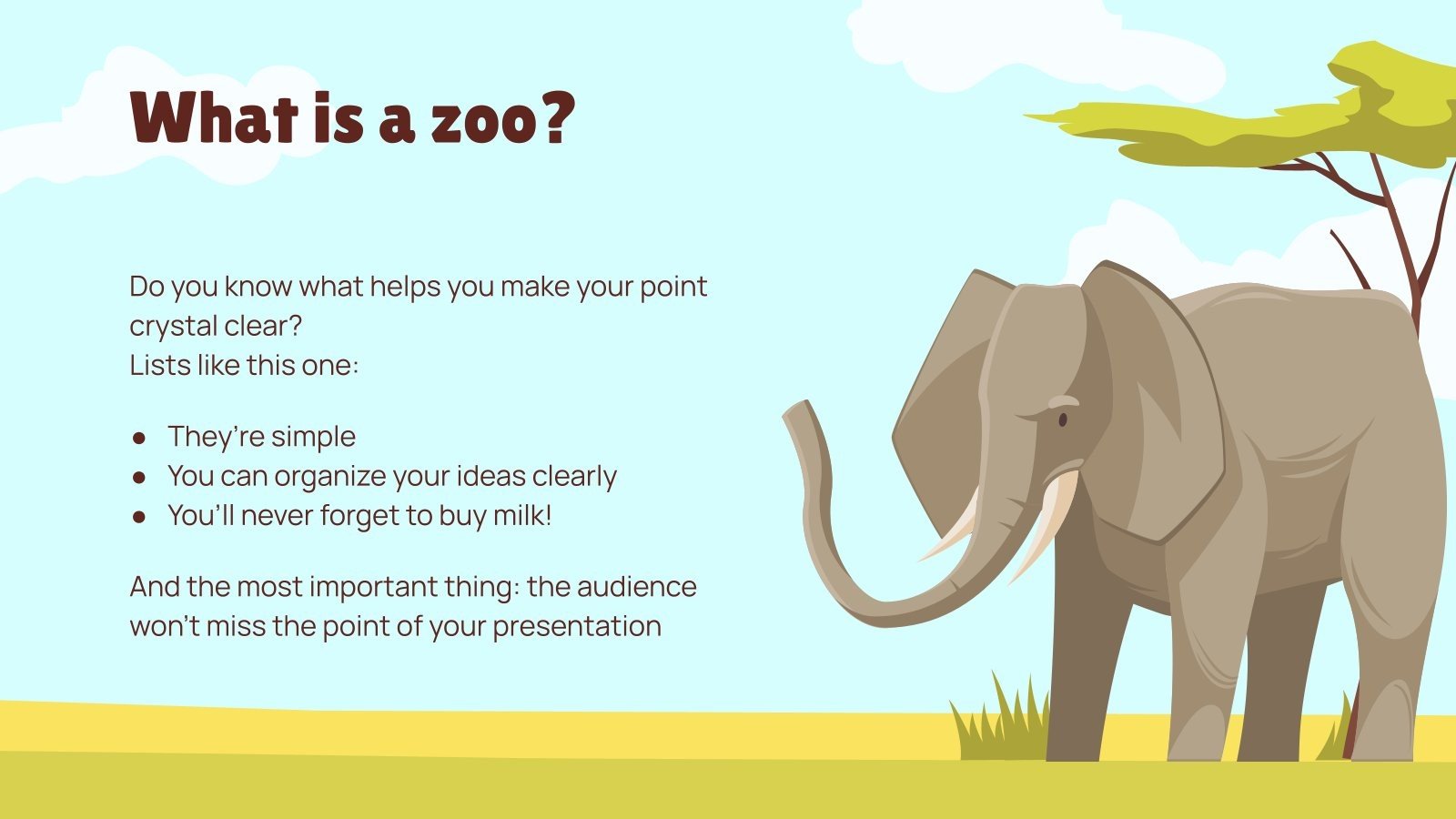 Zoo Lover's Day | Google Slides and PowerPoint