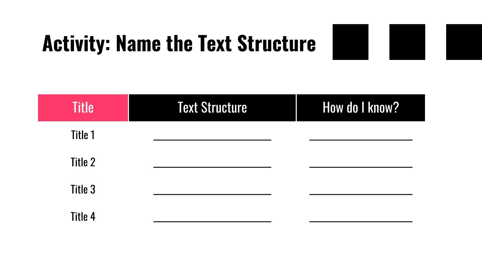 Estructura del texto | Plantilla de Google Slides y PowerPoint