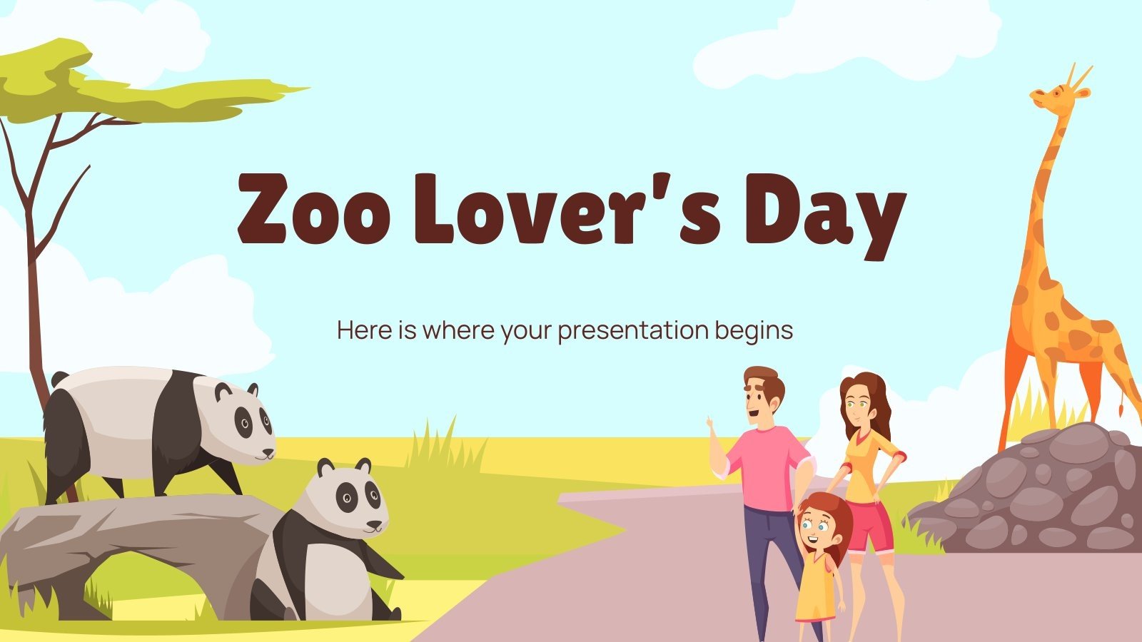 Free Zoo-themed Google Slides & PowerPoint templates