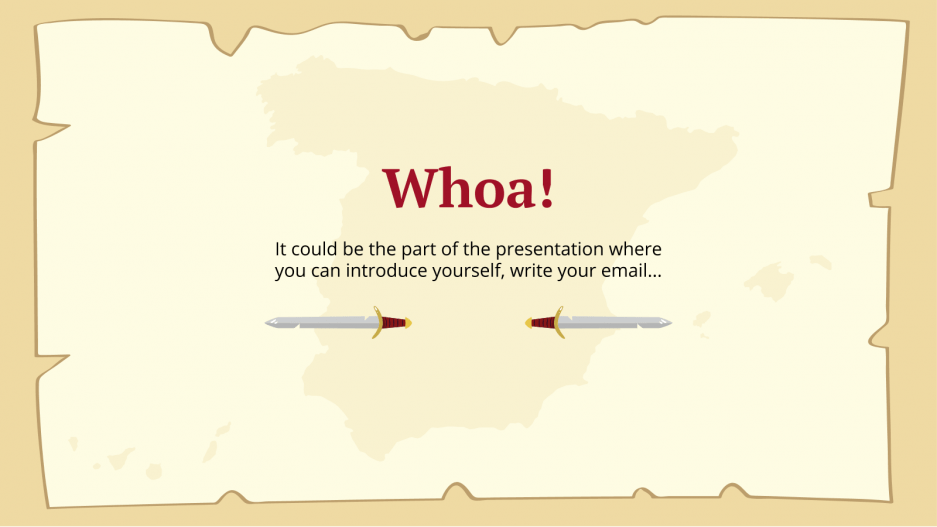 Lección de historia de España | Tema de Google Slides y PPT