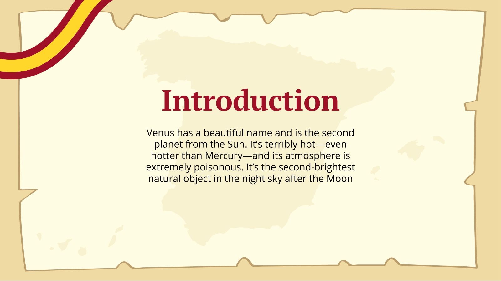 Lección de historia de España | Tema de Google Slides y PPT