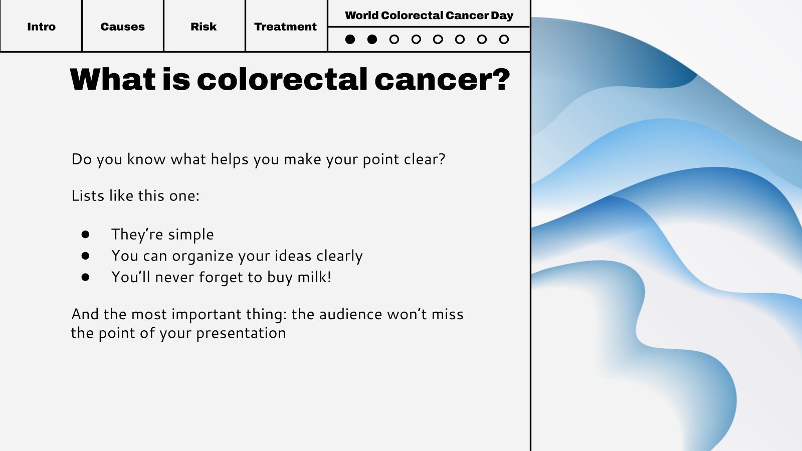 World Colorectal Cancer Day | Google Slides & PowerPoint