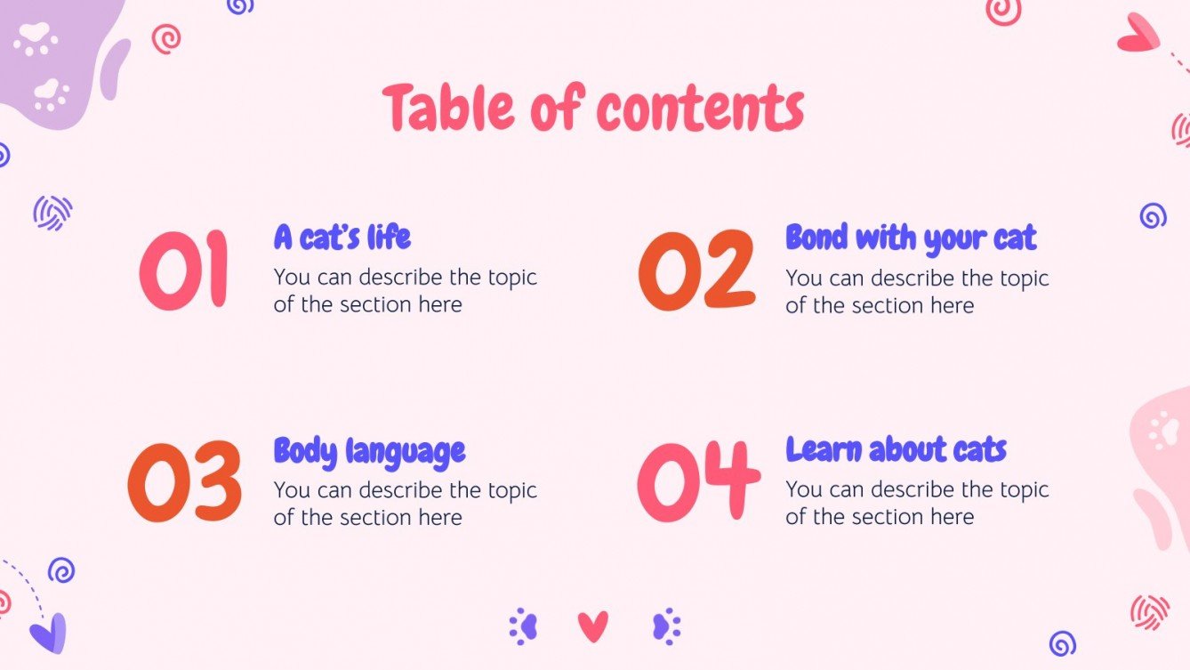 Cats, Cats, CATS! | Google Slides & PowerPoint Template