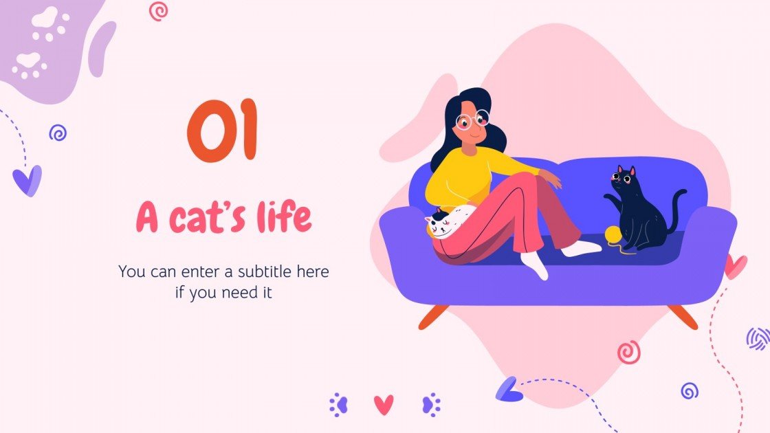 Cats, Cats, CATS! | Google Slides & PowerPoint Template