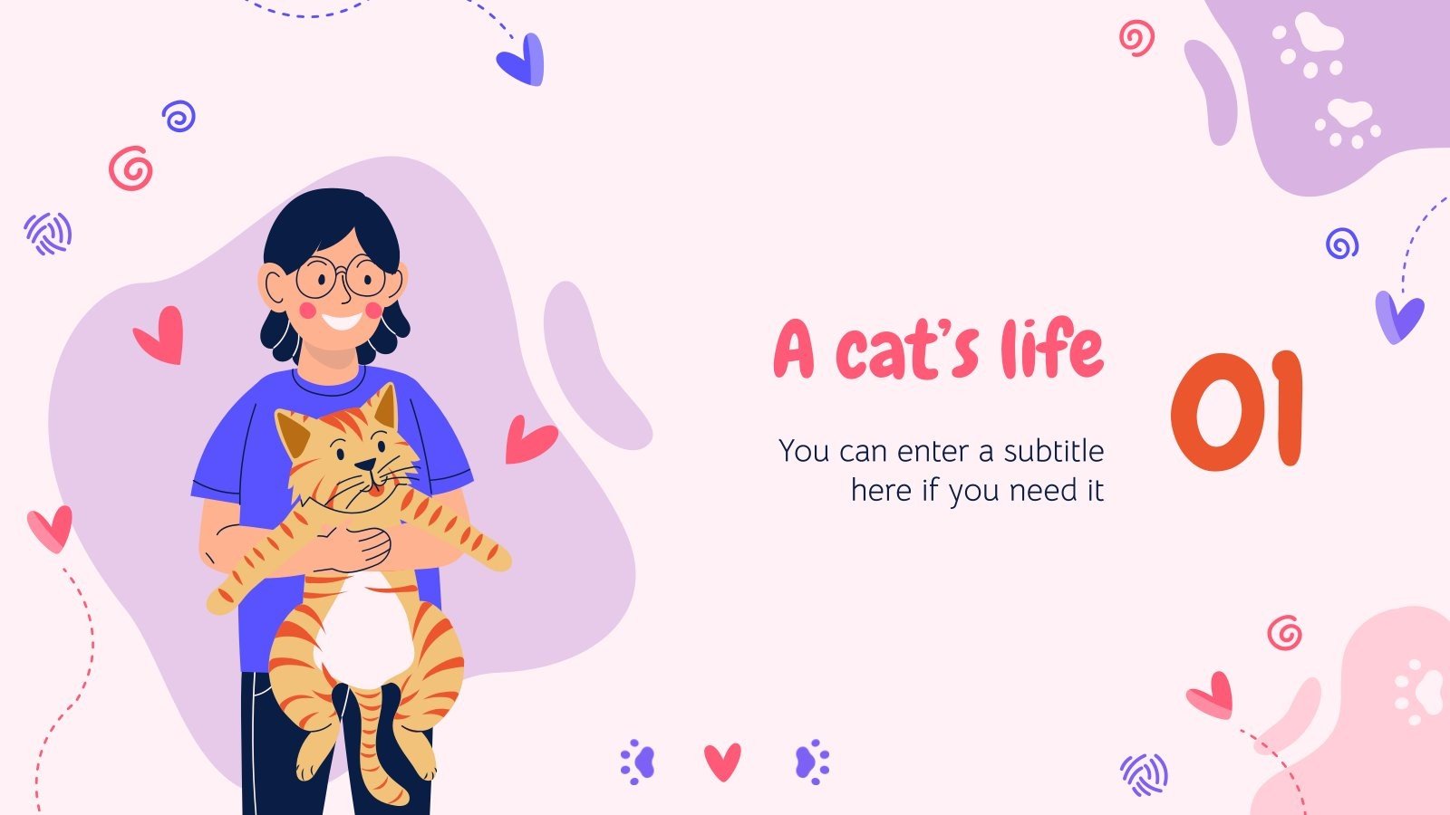Cats, Cats, CATS! | Google Slides & PowerPoint Template