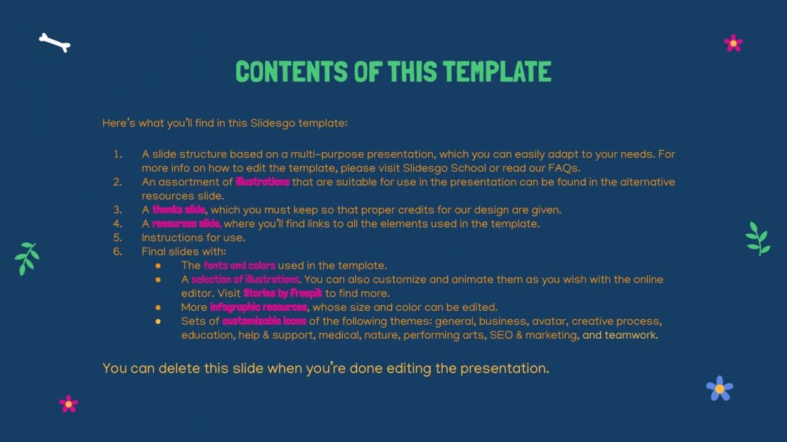 Día de Muertos Stickers Google Slides & PowerPoint template