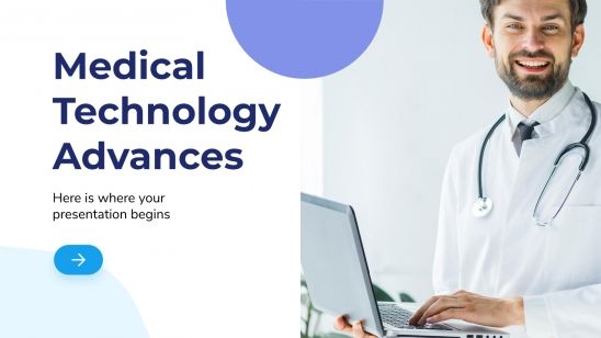 Medical Technology Advances Google Slides & PPT template