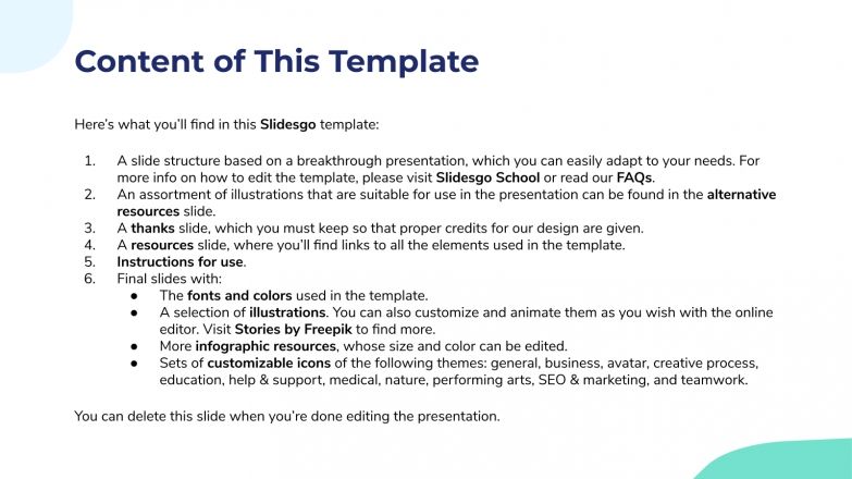 Medical Technology Advances Google Slides & PPT template