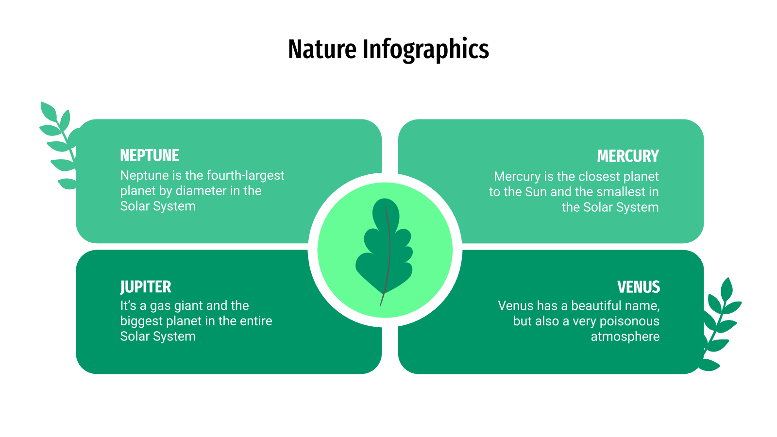 Free Nature Infographics for Google Slides and PowerPoint