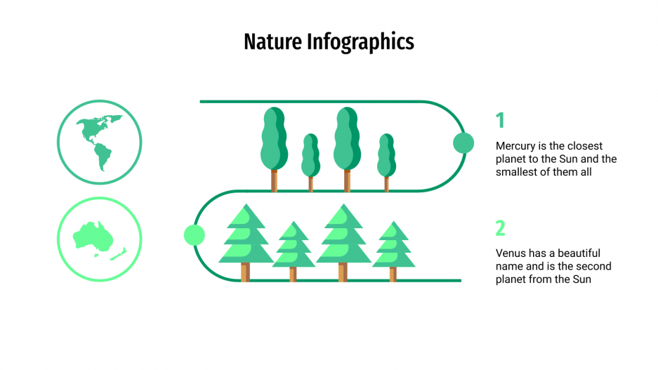 Free Nature Infographics for Google Slides and PowerPoint