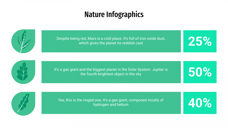 Free Nature Infographics for Google Slides and PowerPoint