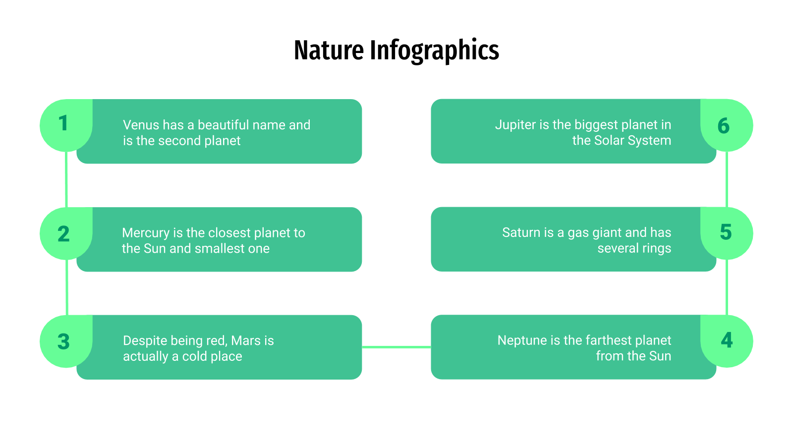 Free Nature Infographics for Google Slides and PowerPoint