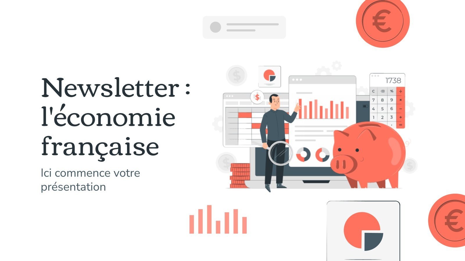 French Economy Newsletter | Google Slides and PowerPoint