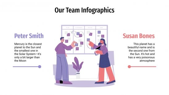 Free Our Team Infographics for Google Slides and PowerPoint