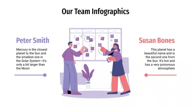 Free Our Team Infographics for Google Slides and PowerPoint