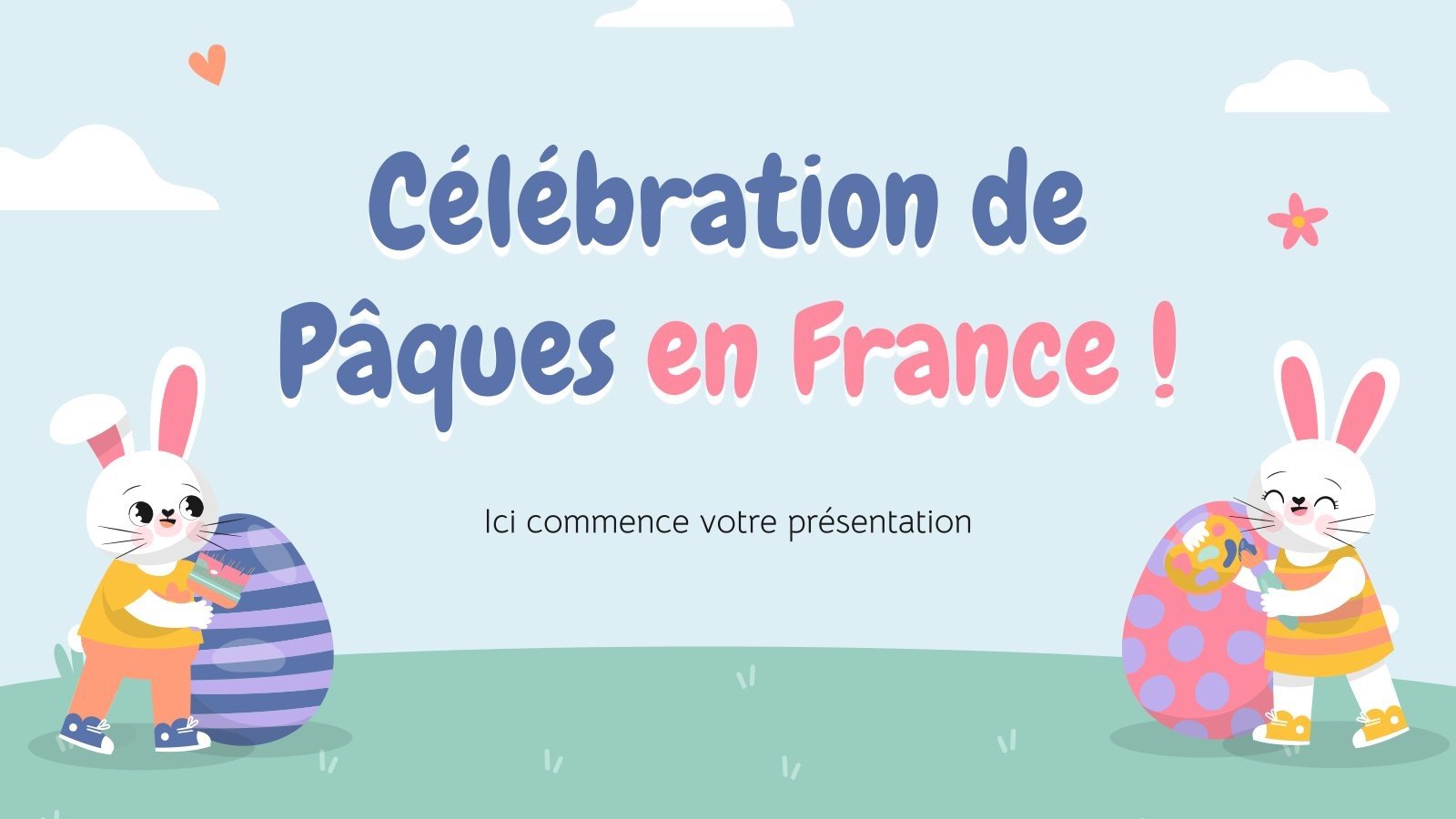 Plantillas gratis de Pascua para Google Slides y PowerPoint